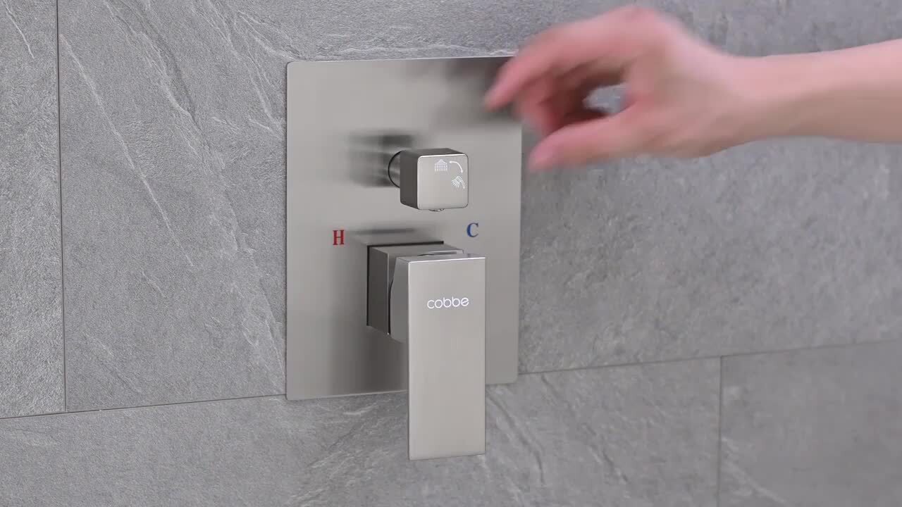 Zalerock Rainfall 1-Spray Square 12 in. Shower System Shower Zalerock Rainfall 1-Spray Square 12 in. Shower System Shower