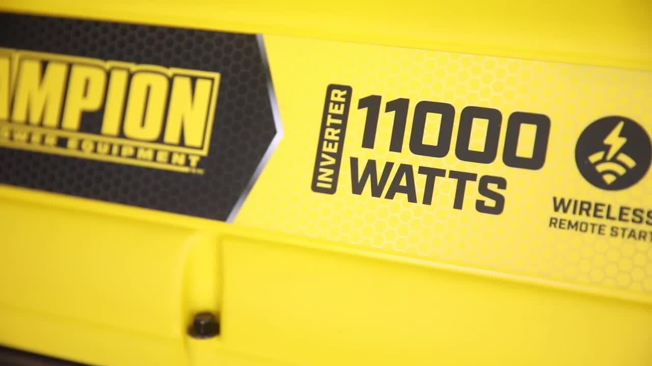 Champion Power Equipment 11000-Watt Wireless Remote Start Gasoline ...