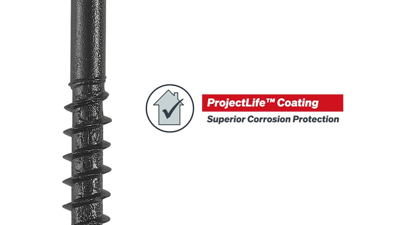 FastenMaster 4-1/2 in. HeadLOK Structural Wood Screws Flat Head Wood ...