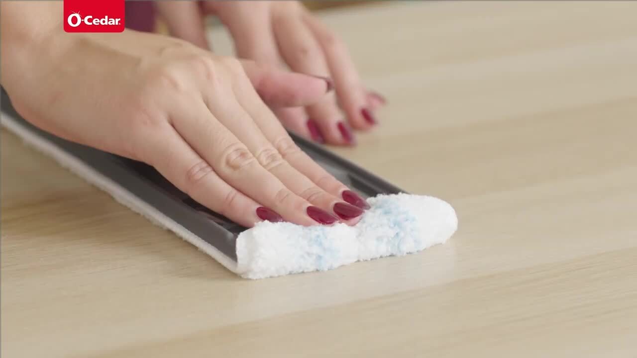 O-Cedar H2prO Microfiber Flat Mop System 175765 - The Home Depot