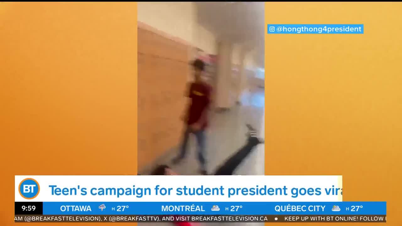 This hilarious student went viral for her school president campaign ...