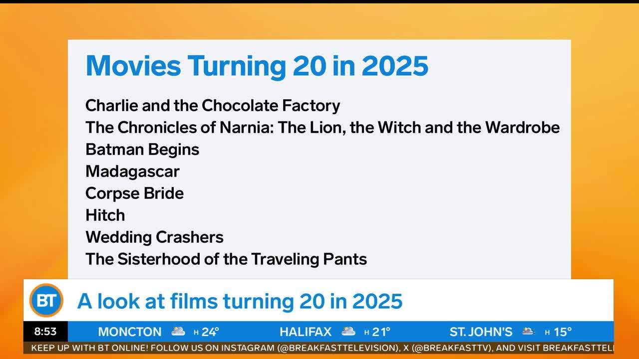 These legendary films are all turning 20 in 2025 – Breakfast Television