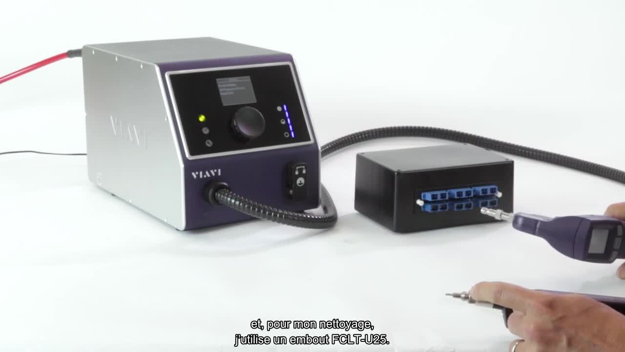 VIAVI CleanBlastPRO: Cleaning Simplex Fiber Connectors (French ...
