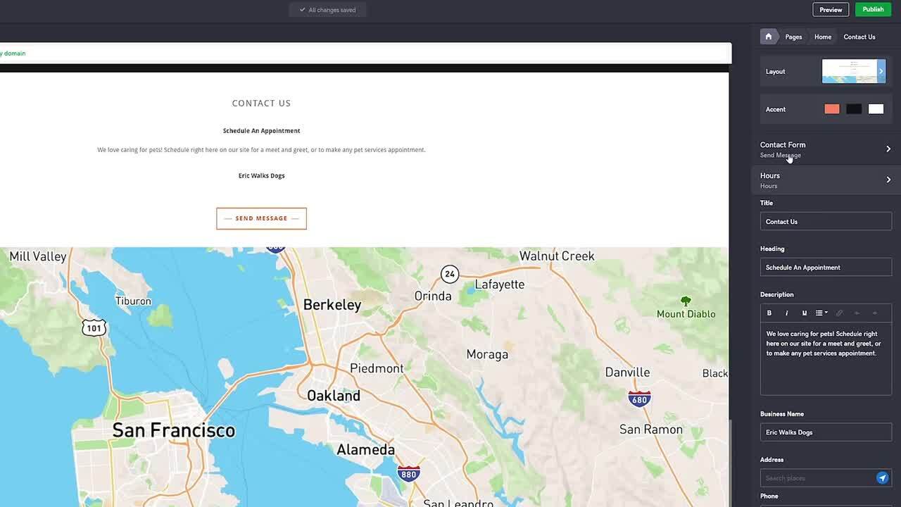 Working with page sections - GoDaddy Videos
