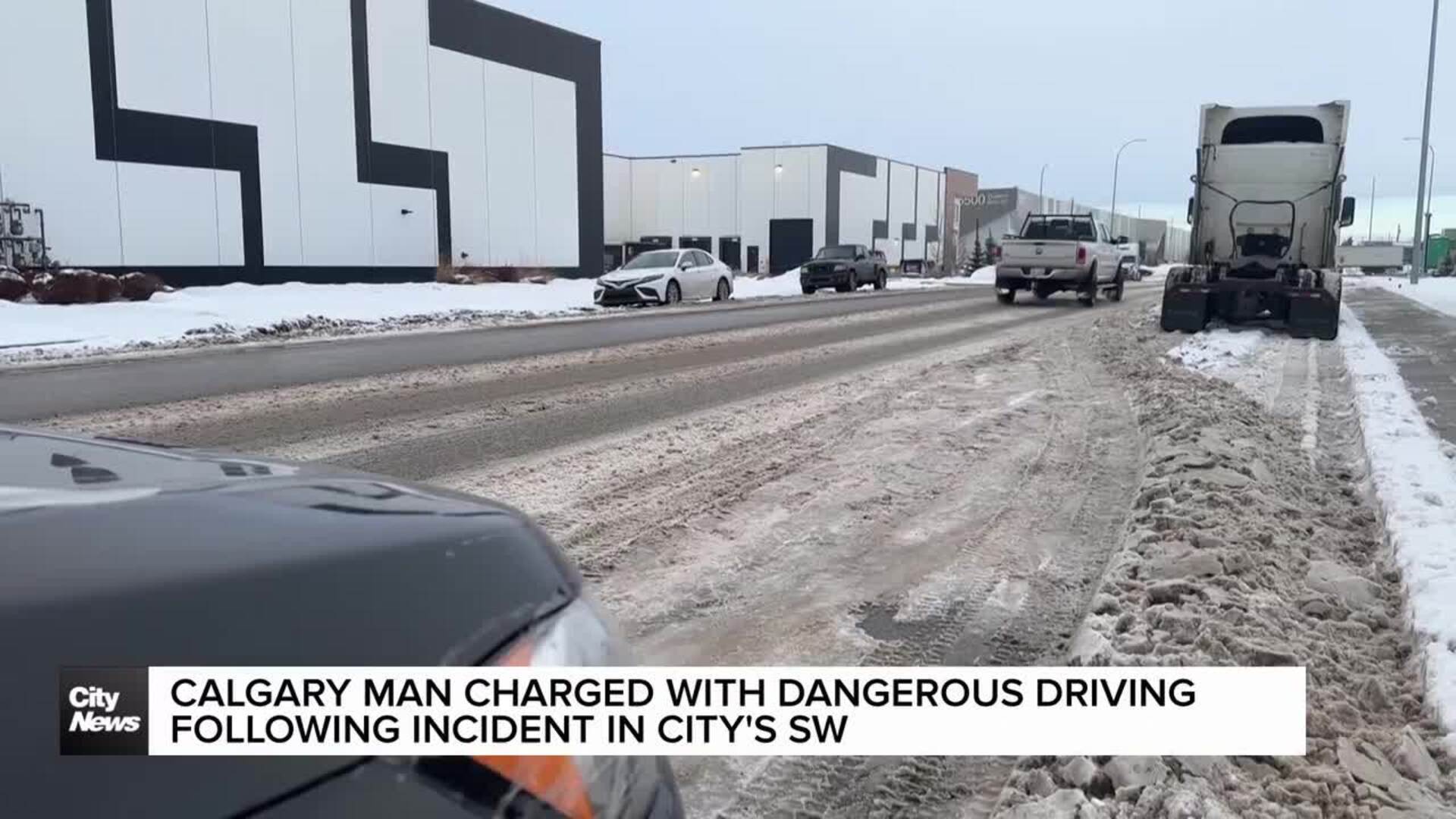 Calgary man charged with dangerous driving following incident in city’s SE