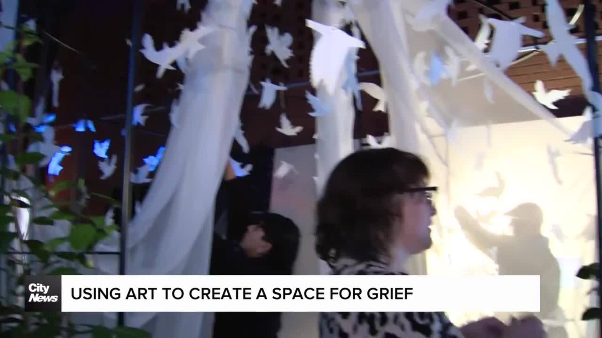 Discover a Space for Grief that uses art to heal