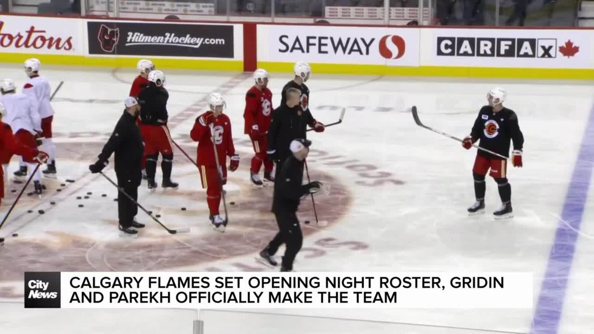 Calgary Flames set opening night roster, Gridin & Parekh officially ...