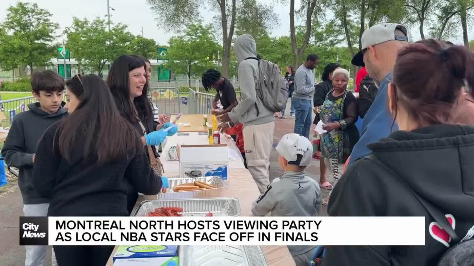 Montreal North hosts NBA Finals viewing as local stars face off