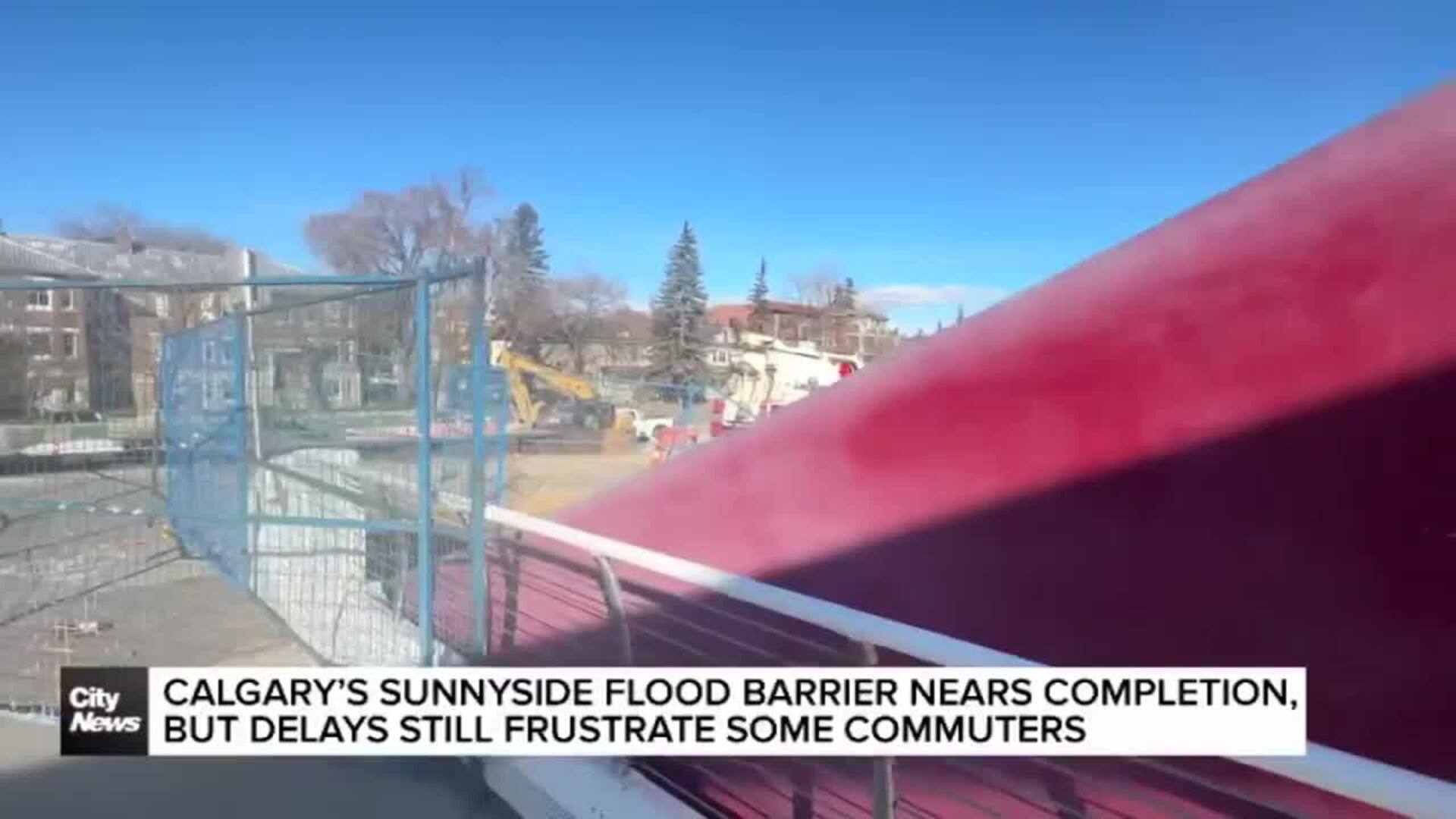 Calgary’s Sunnyside Flood Barrier nears completion, but delays still ...