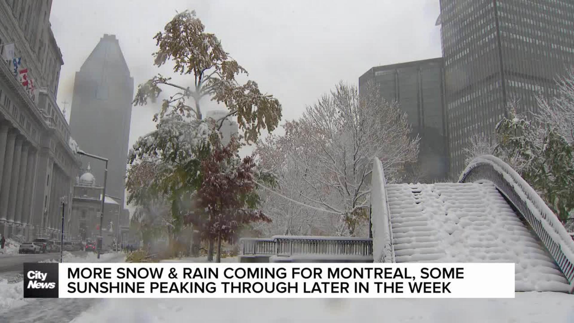 Rain or snow on the way for Montreal, with sunshine later in the week