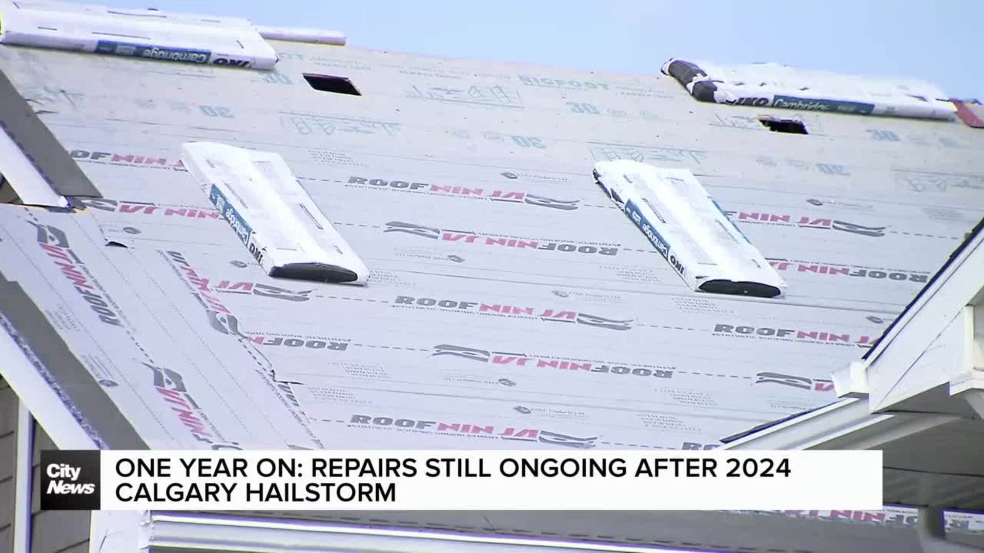 One year on: Repairs still ongoing after 2024 Calgary hailstorm
