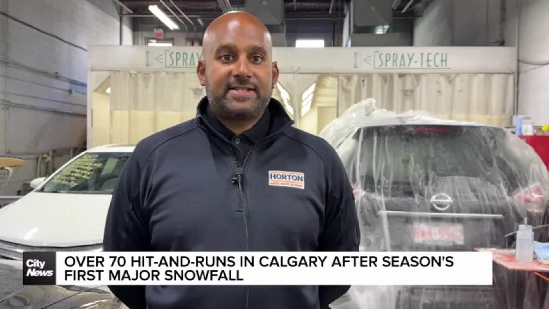 Over 70 hit-and-runs in Calgary after season's first major snowfall