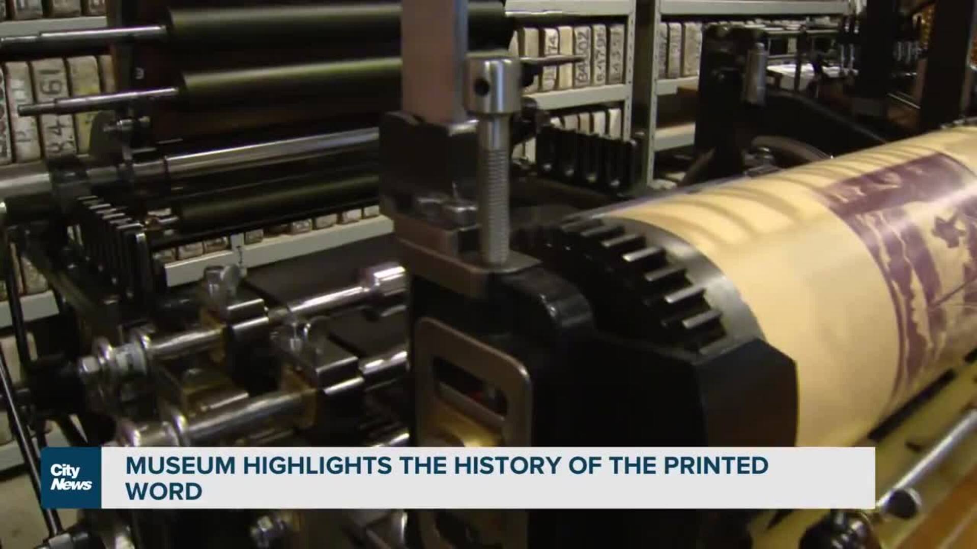 Oakville museum highlights the history of the printing press