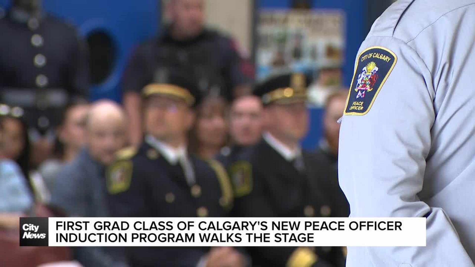 First grad class of Calgary’s new Peace Officer Induction Program walks ...