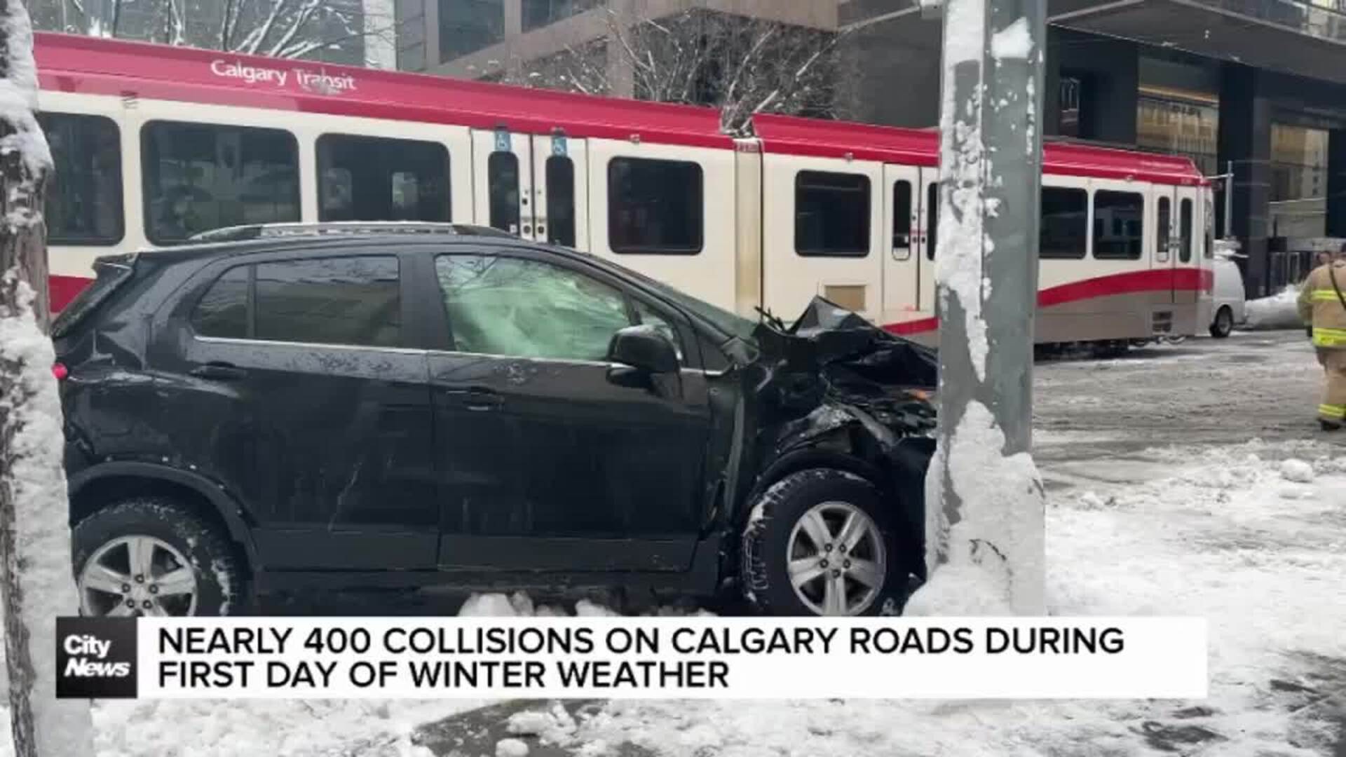 Over 70 hit-and-runs in Calgary after season's first major snowfall