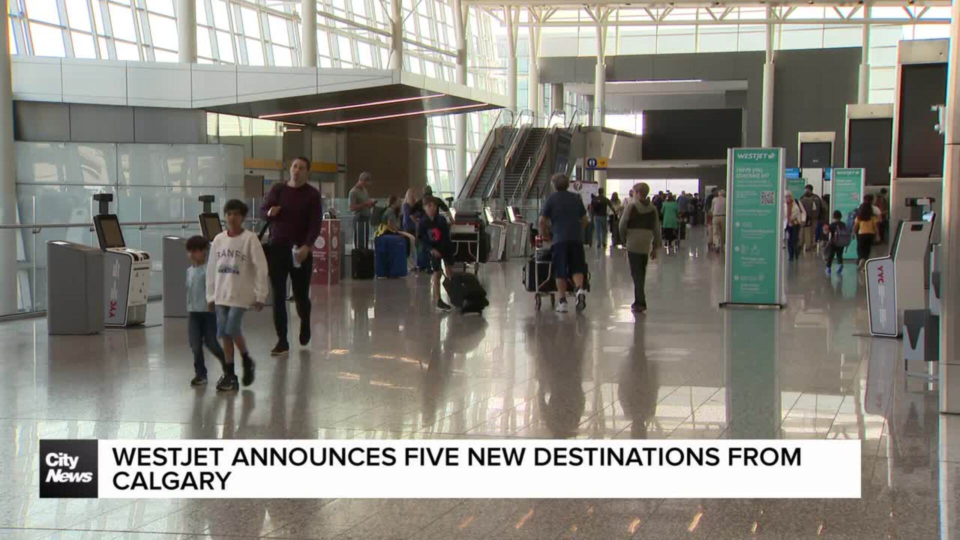 WestJet announces five new destinations from Calgary