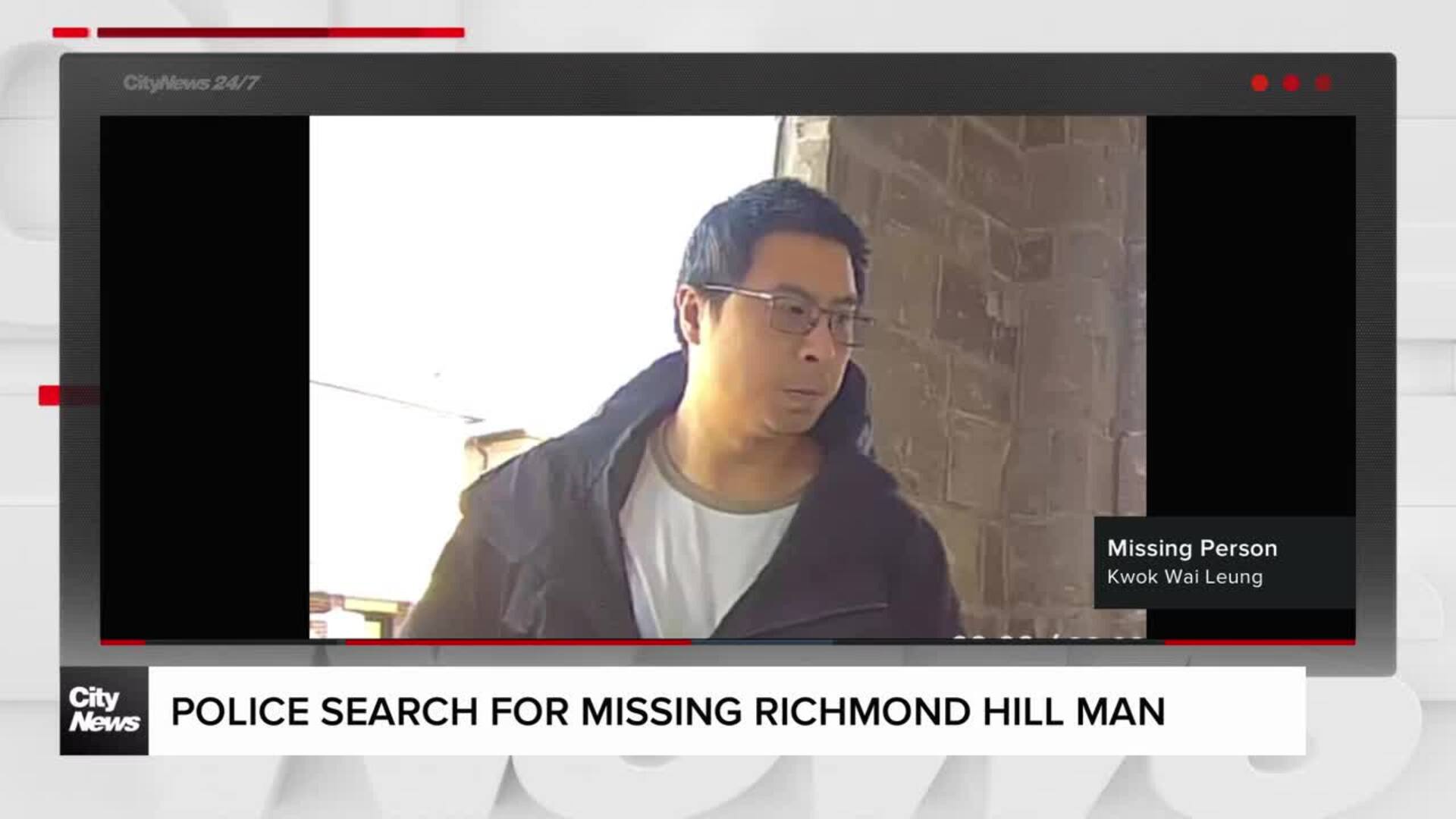 Police searching for missing Richmond Hill man