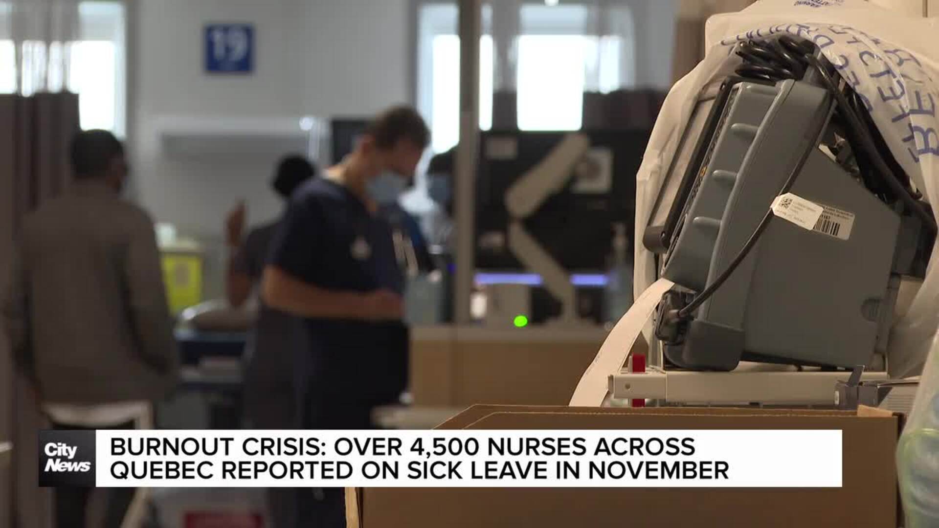 Over 4,500 nurses in Quebec on sick leave in November