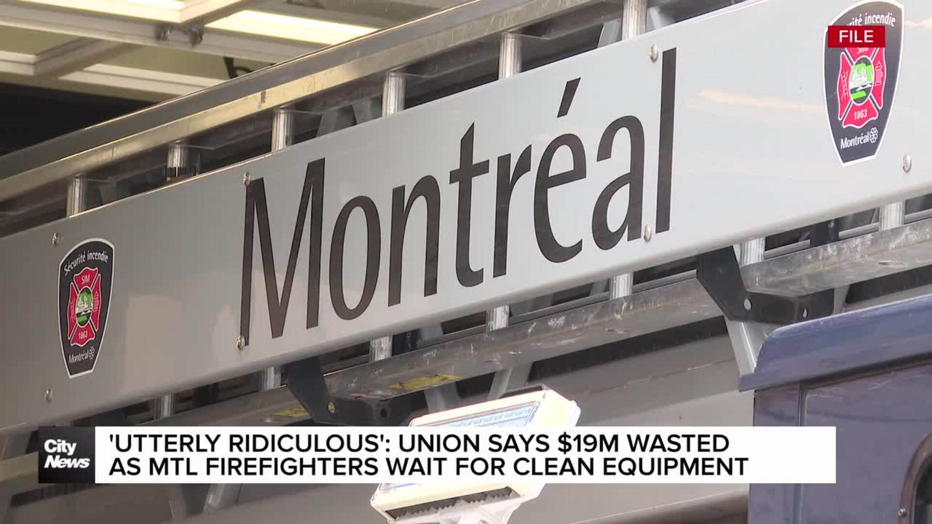 $19M wasted as Montreal firefighters wait for clean equipment: union