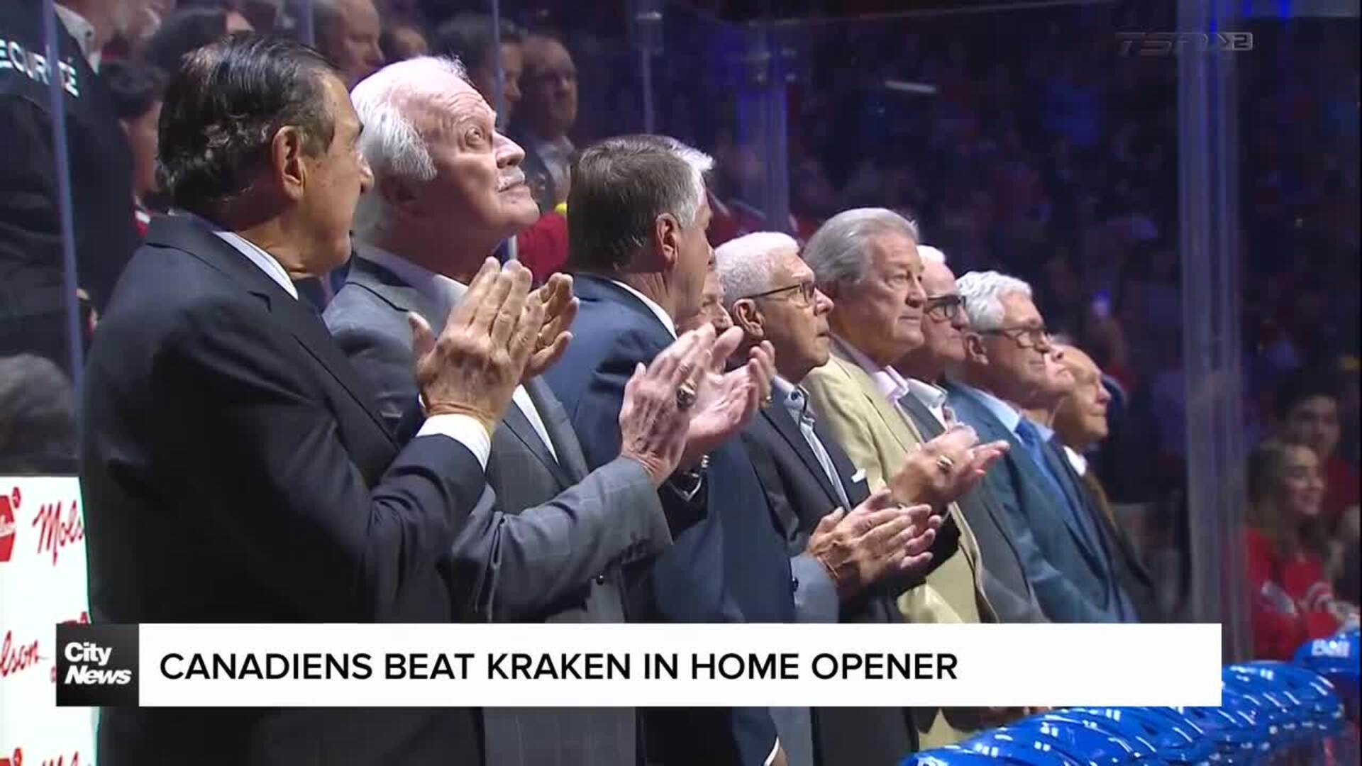 Habs honour Ken Dryden, beat Kraken 5–4 in thrilling home opener