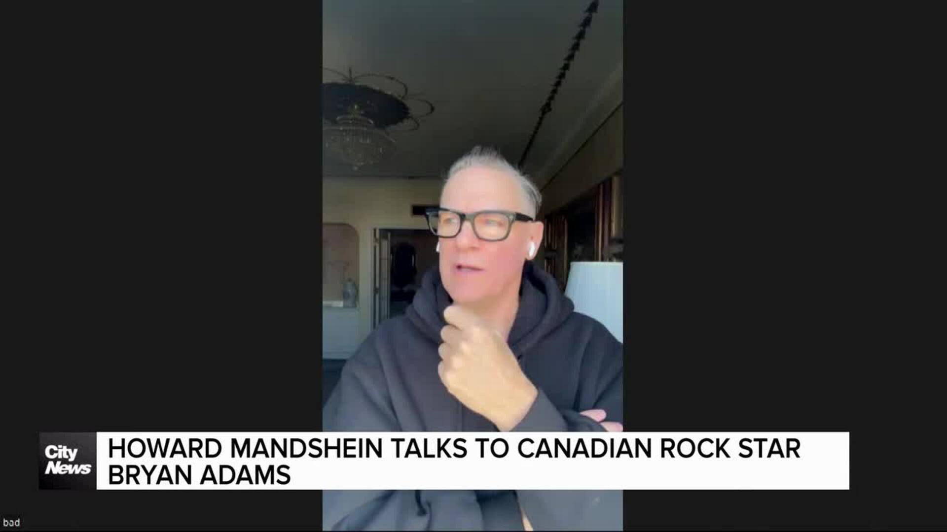 Howard talks to Canadian rock star Bryan Adams