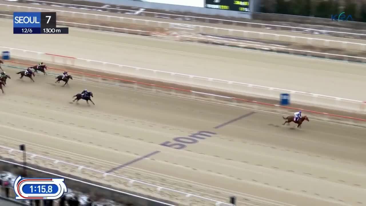 South Korean horses waltzes to hat-trick