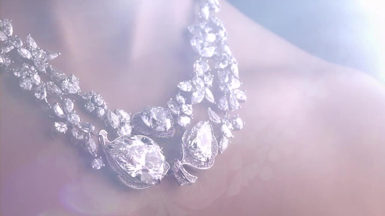 MIROIR DE L'AMOUR A SENSATIONAL PAIR OF DIAMOND EARRINGS, BY BOEHMER ET ...