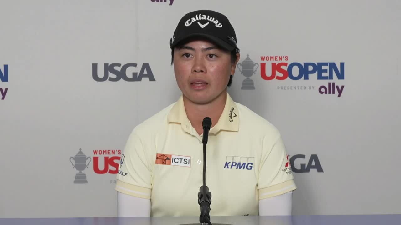 Yuka Saso First Round Interview | 2024 U.S. Women’s Open presented by Ally | LPGA | Ladies ...