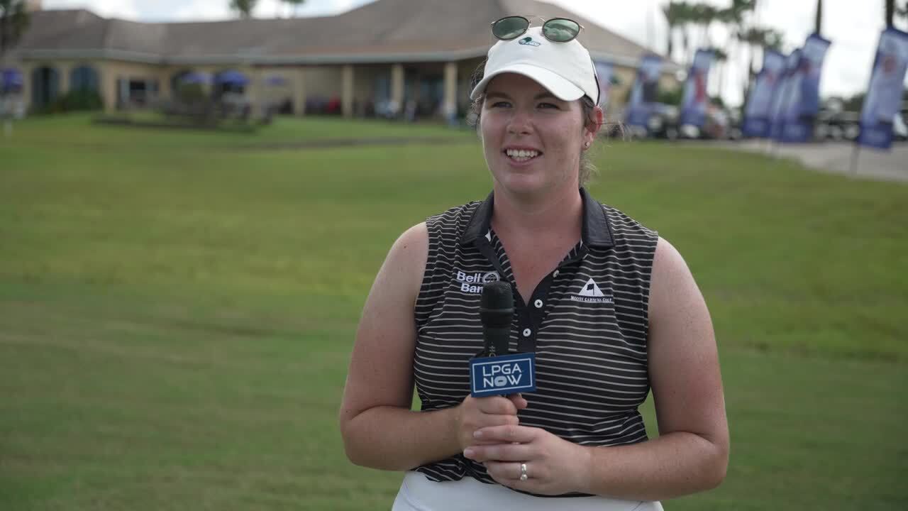 Katherine Smith First Round Interview | 2023 Epson Tour Championship | LPGA | Ladies ...
