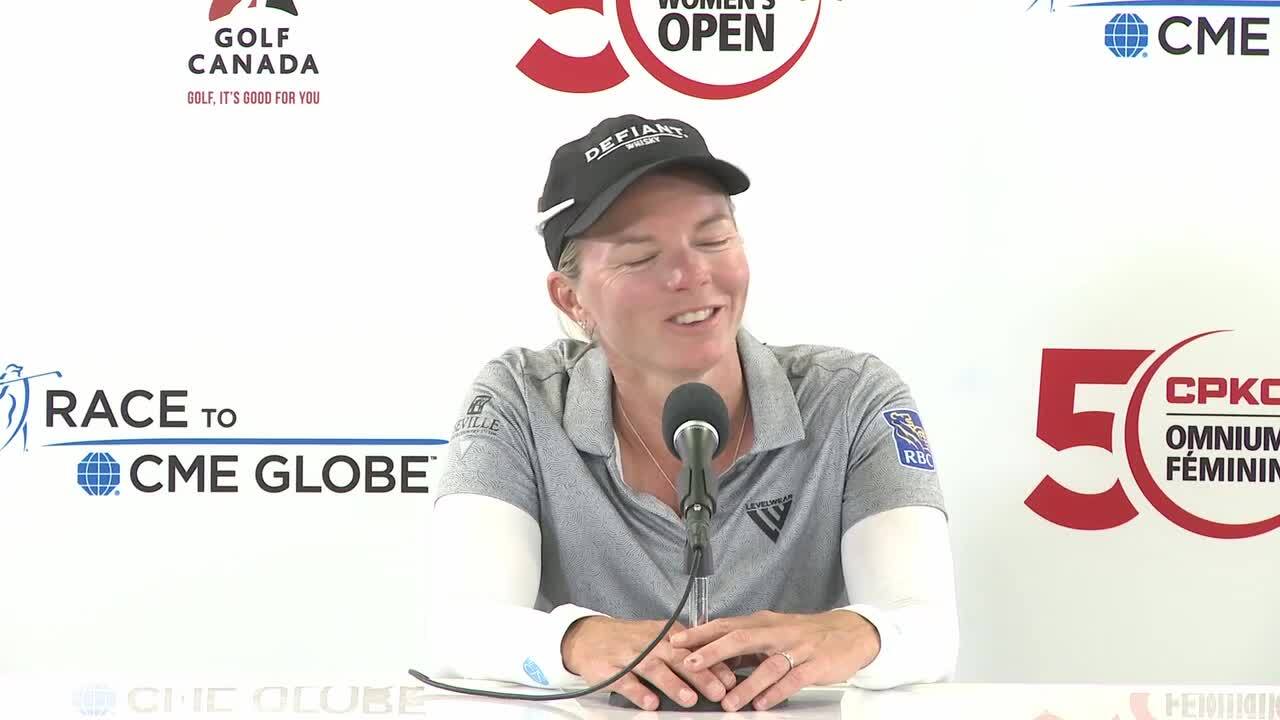 Alena Sharp Final Round Interview 2024 CPKC Women's Open | LPGA | Ladies Professional Golf ...