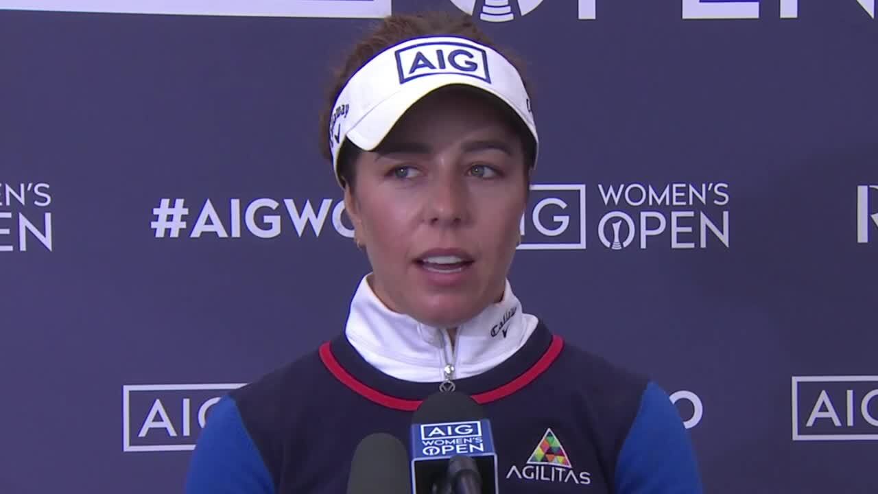 Georgia Hall Second Round Interview at the 2021 AIG Women’s Open | LPGA ...