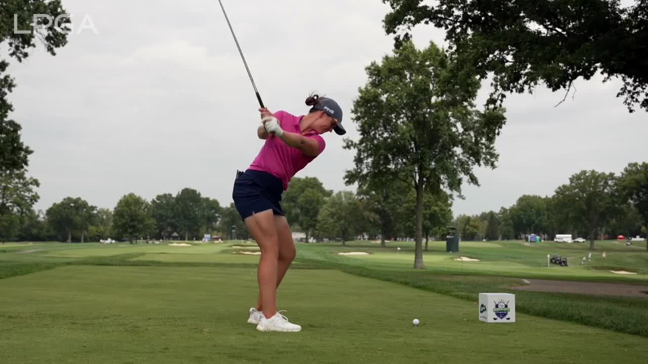 Linn Grant Walk And Talk | 2023 Kroger Queen City Championship | LPGA ...