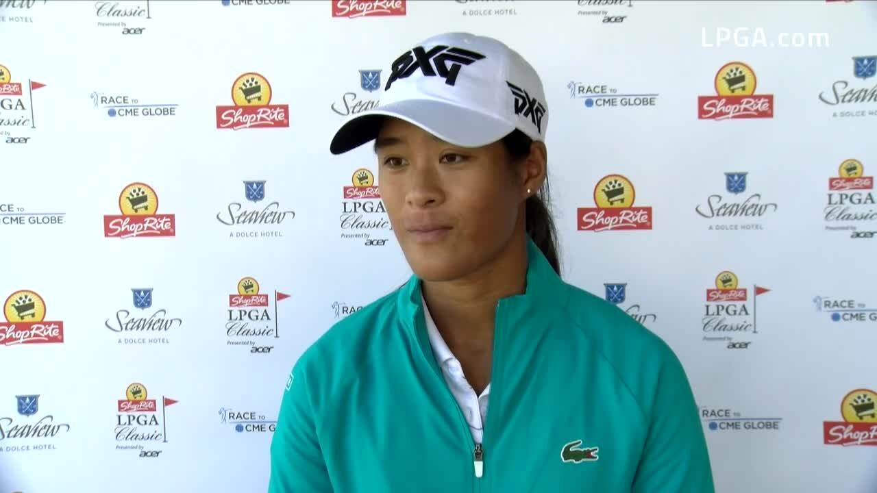 Celine Boutier Second Round Interview at the ShopRite LPGA Classic ...