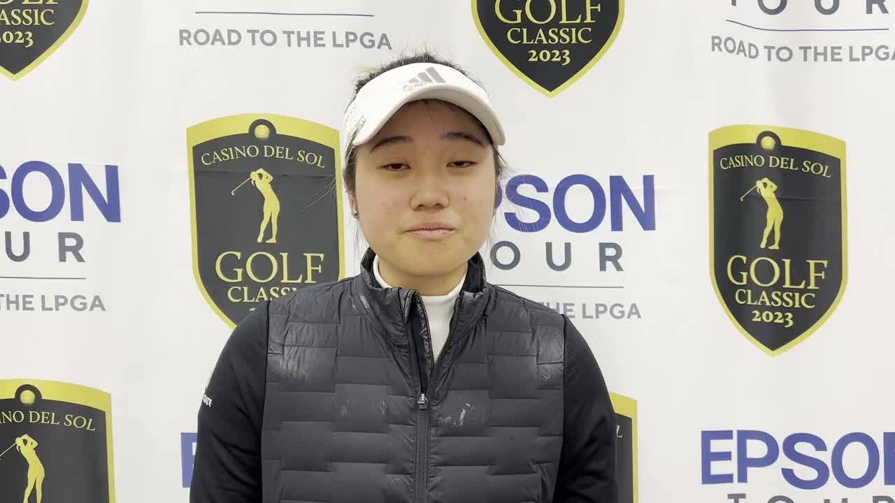 Natasha Andrea Oon First Round Interview | 2023 Casino Del Sol Golf ...