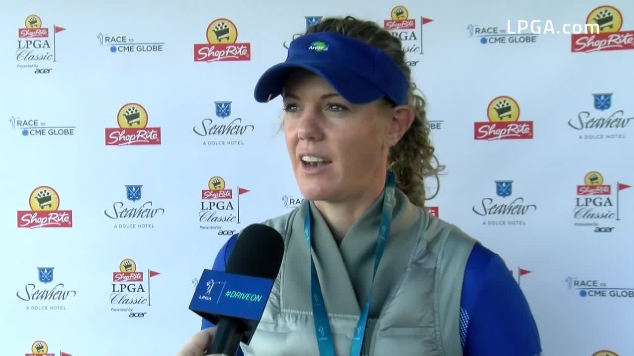 Amy Olson Second Round Interview at the ShopRite LPGA Classic | LPGA ...