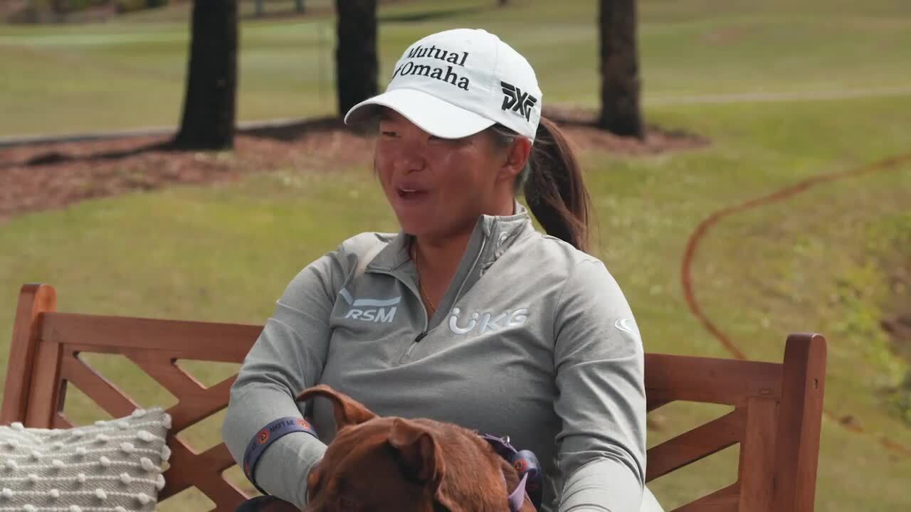 LPGA Players and Pups | Megan Khang | LPGA | Ladies Professional Golf Association
