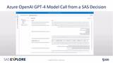 Using SAS® Decisions to Generate Batch Responses from Azure OpenAI