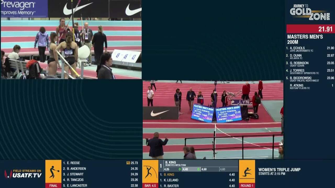 USATF.TV - Videos - Men's Masters 200m - USATF Indoor Championships 2024