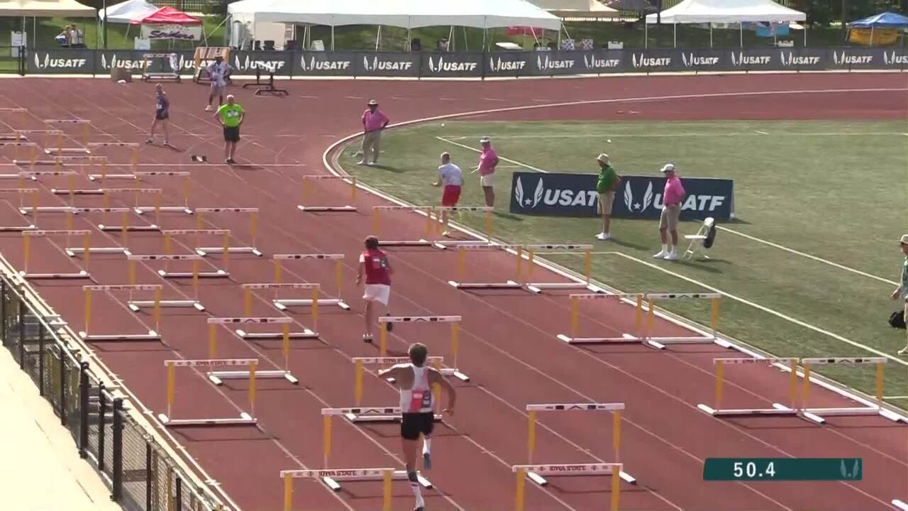 USATF.TV - Videos - Men's 60-79 400m Shuttle Hurdle Relay - USATF ...