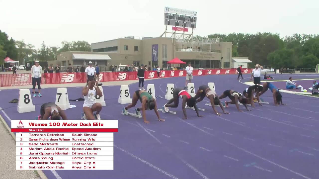 AthleticsCanada.TV - Videos - Women's 100m Final Section 2 - New ...