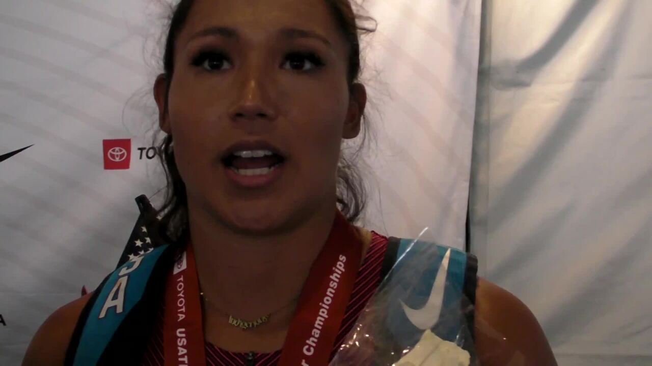 DyeStat.com - Videos - Janee' Kassanavoid 2nd Place Women's Hammer ...