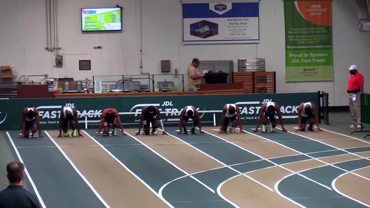 JDL Fast Track - Videos - Men's 60m Dash Final - AAC Appalachian ...
