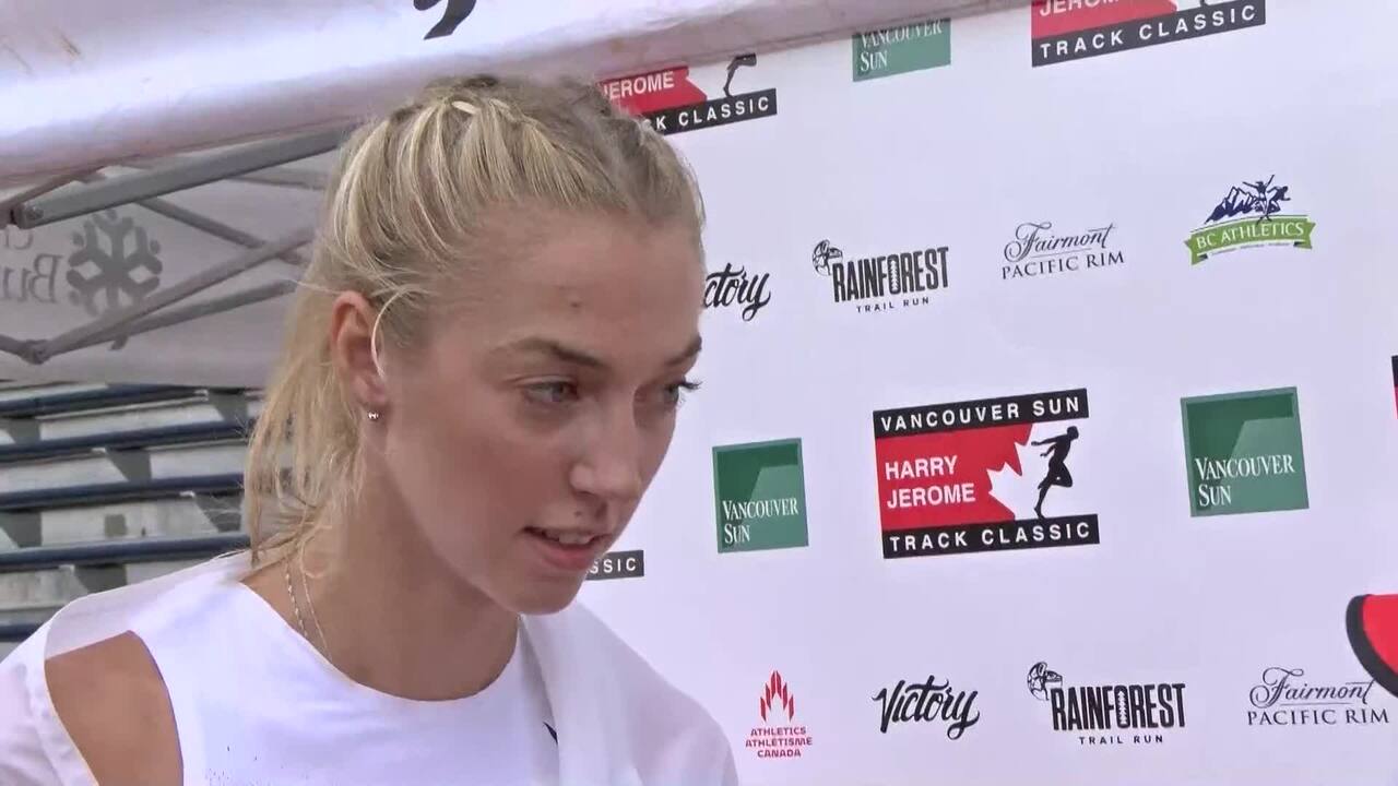 Videos - Addy Townsend - Women's 1500m Post-Race Interview - Vancouver ...