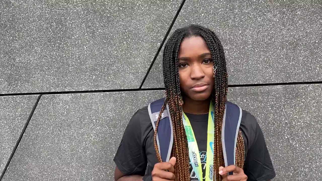 DyeStat.com - Videos - Madison Whyte 1st Place Girls 200m - New Balance ...