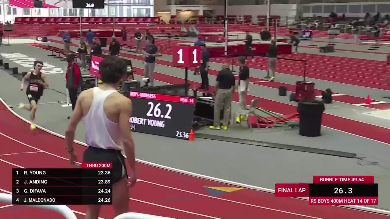 New Balance Nationals Indoor - Videos - Boys 400m Rising Stars Prelim Heat 14 - New Balance ...