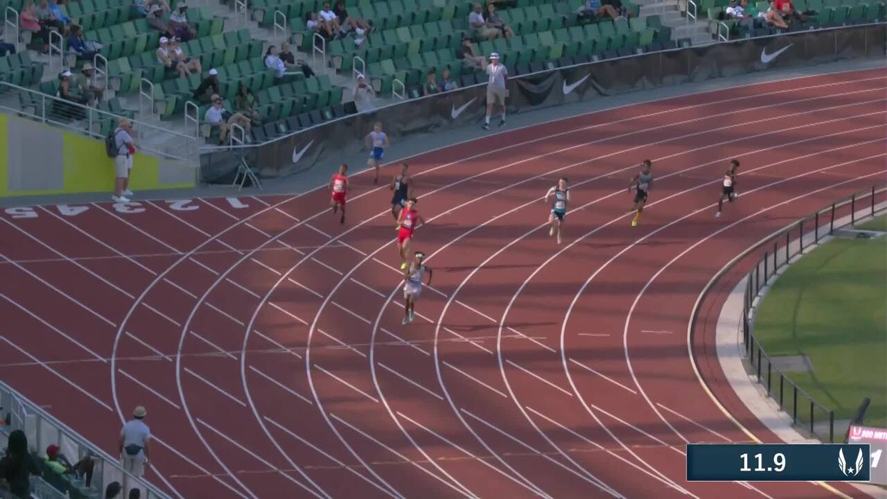 USATF.TV - Videos - Boys 11-12 200m Prelims Heat 7 - USATF National Junior Olympic Track and ...