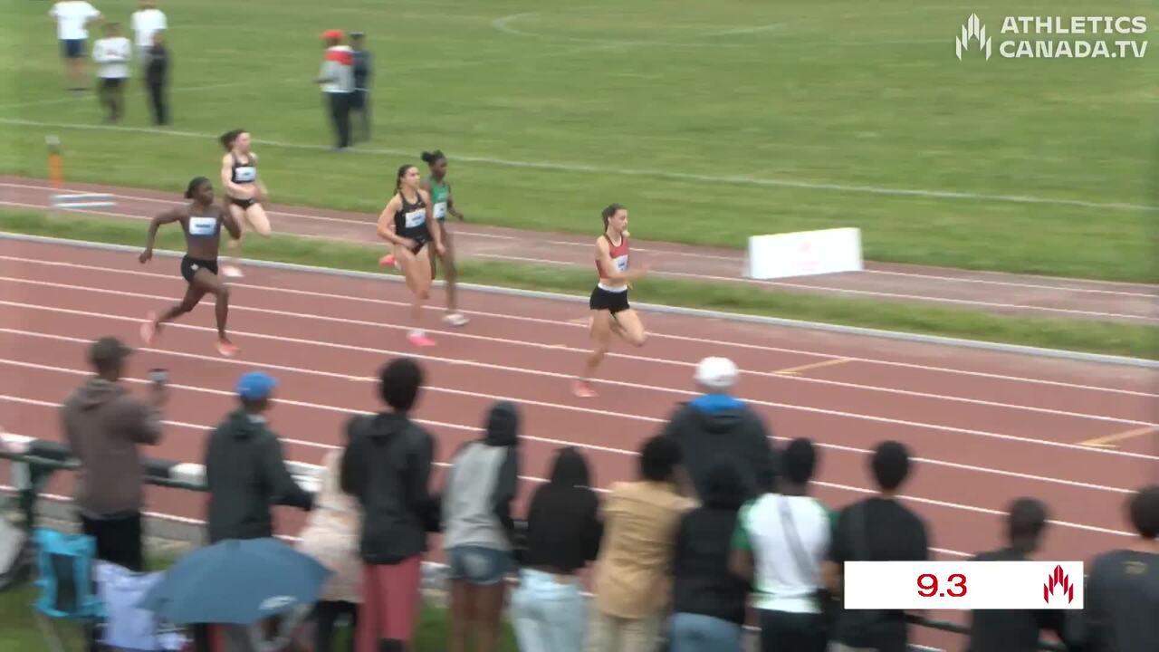 AthleticsCanada.TV - Videos - Women's 100m Elite Prelim Heat 1 - La Classique d'Athletisme de ...