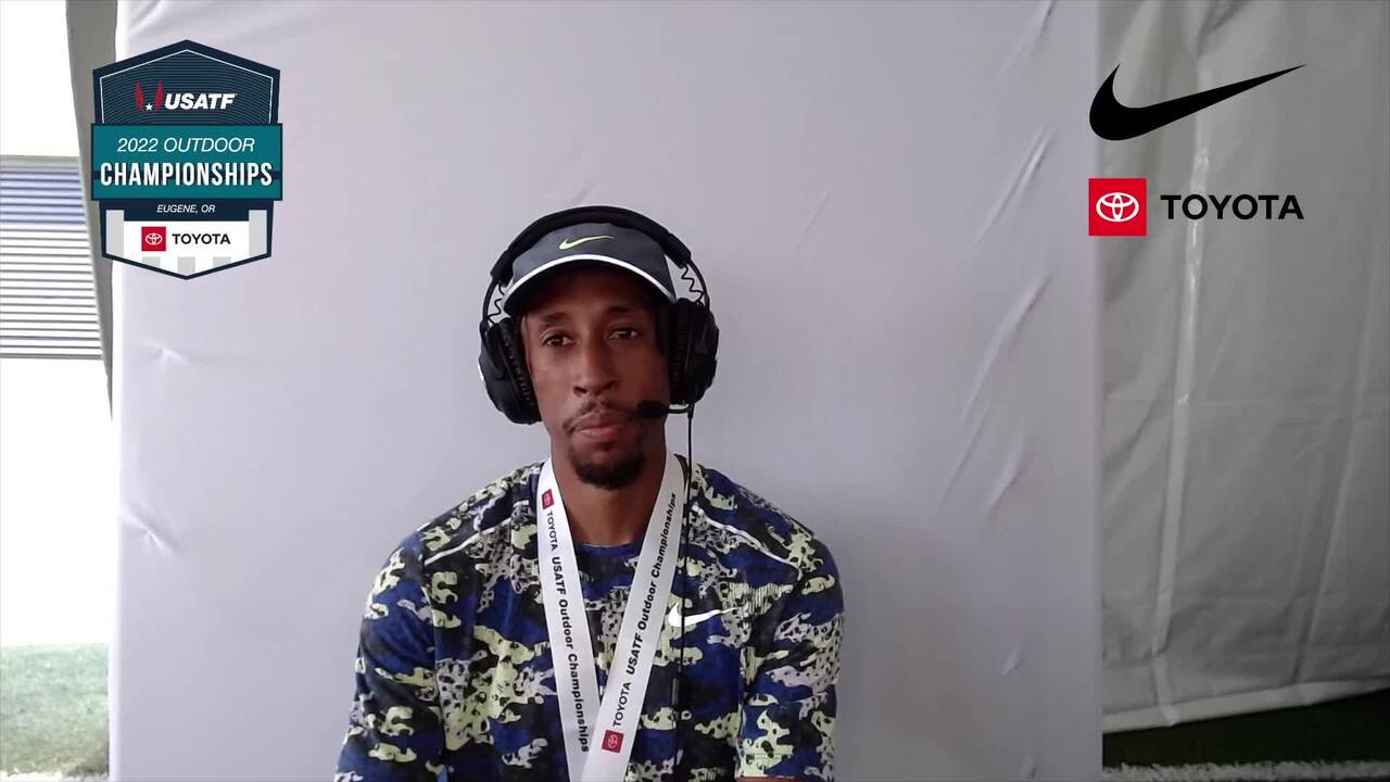 DyeStat.com - Videos - JuVaughn Harrison 2nd Place Men's High Jump ...