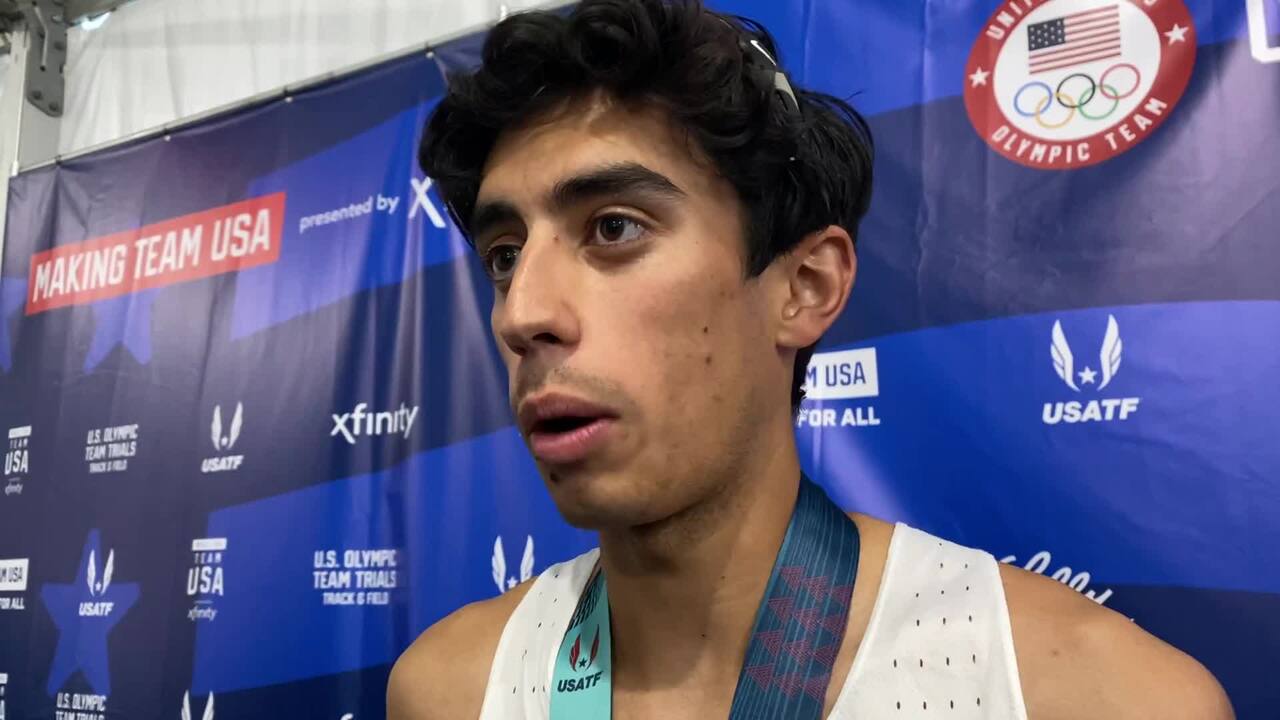 DyeStat.com - Videos - James Corrigan 3rd Place Men's 3000m Steeplechase - U.S. Olympic Team ...