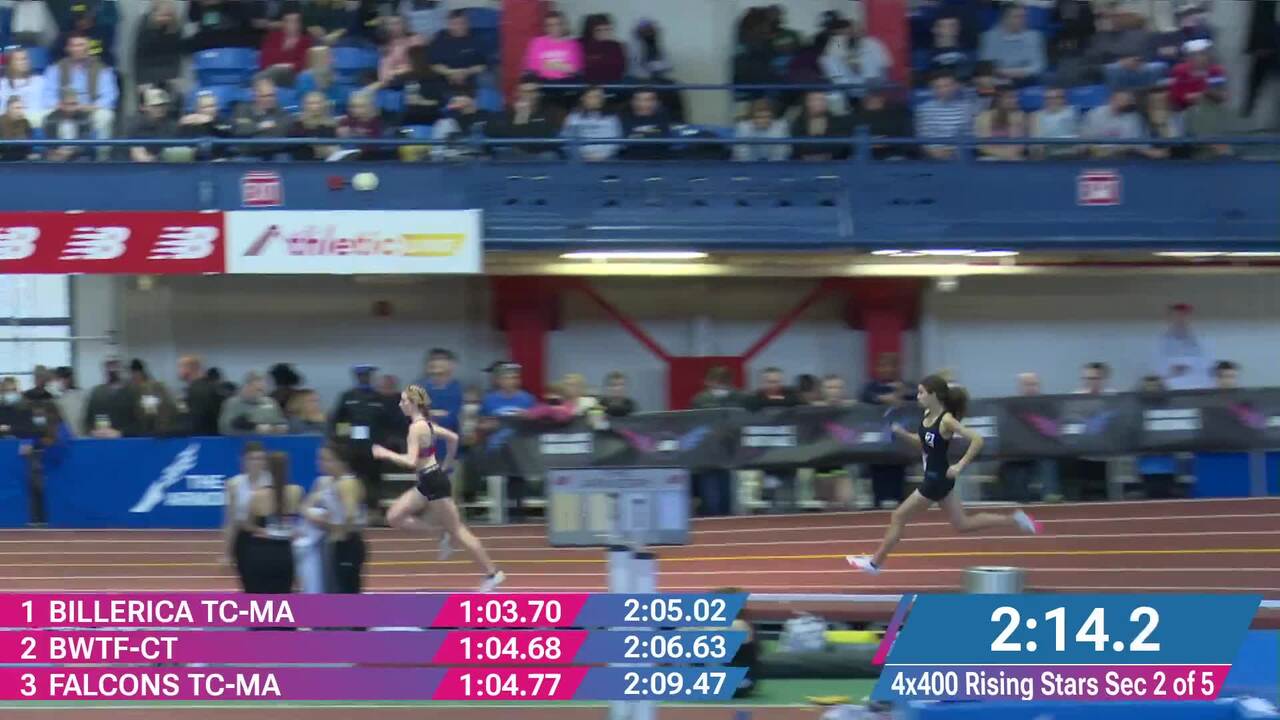 Videos Girls 4x400m Relay Rising Stars Section 2 New Balance